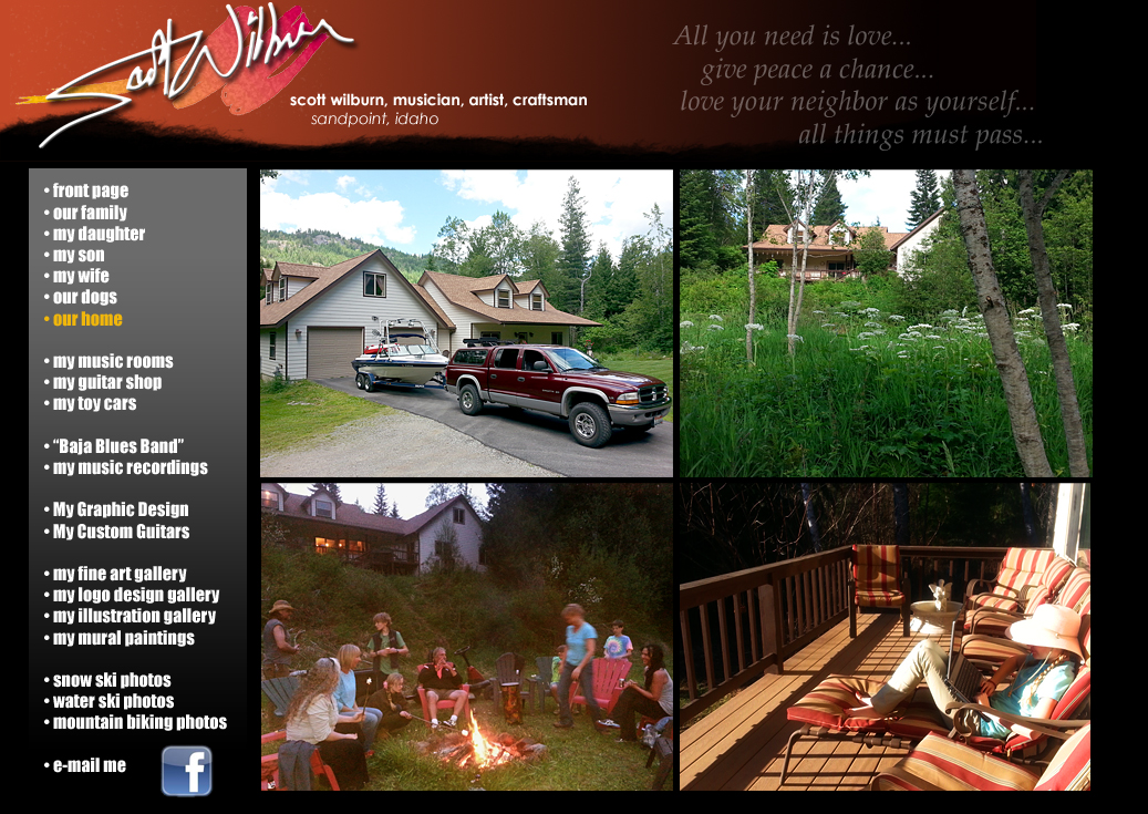 Scott Wilburn & family, Sandpoint, Idaho