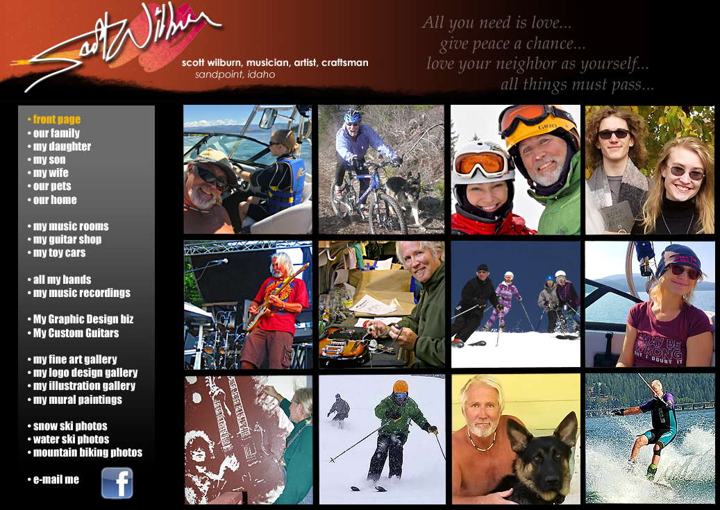 Scott Wilburn & family, Sandpoint, Idaho