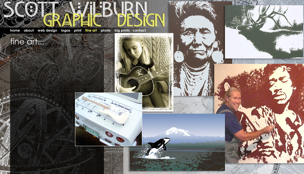Scott Wilburn Graphic Design, Sandpoint, ID - web design, illustration ...