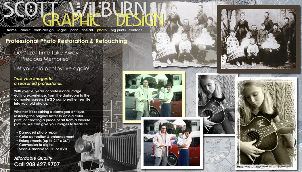 Scott Wilburn Graphic Design, Sandpoint, ID - web design, illustration ...